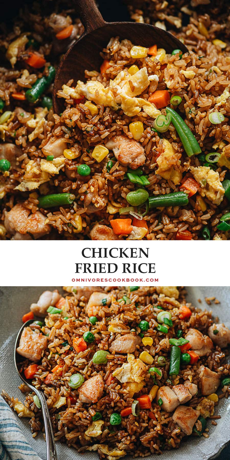 Chicken Fried Rice (鸡肉炒饭) - Omnivore's Cookbook