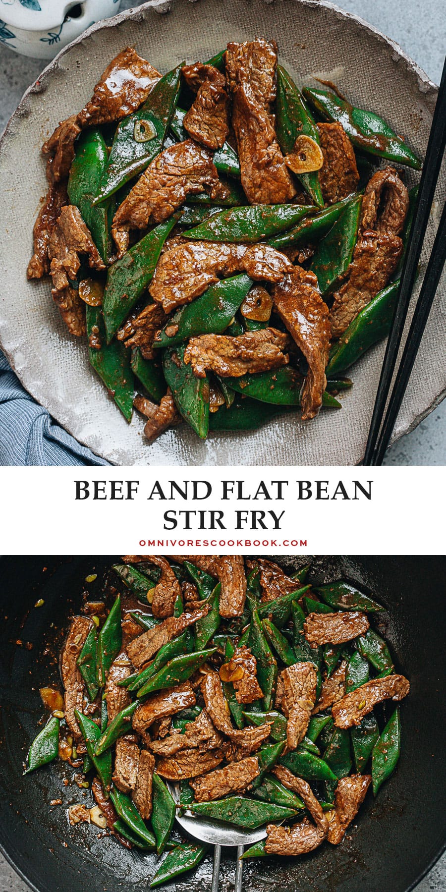 Beef and Flat Bean Stir Fry - Omnivore's Cookbook
