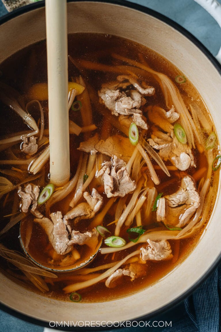 Easy Pork Soup with Lily Flower - Omnivore's Cookbook