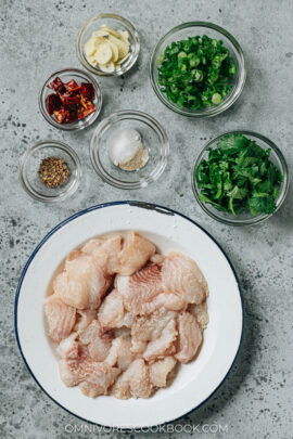 Salt and Pepper Fish (椒盐鱼片) - Omnivore's Cookbook