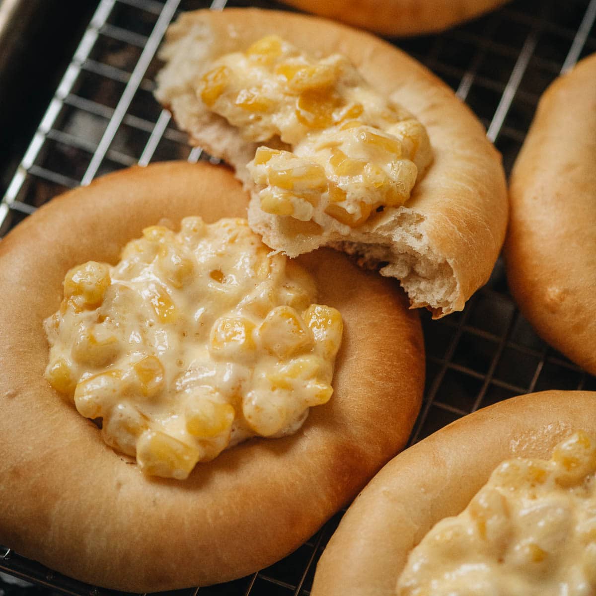 Corn Mayo Bread (玉米沙拉面包) - Omnivore's Cookbook