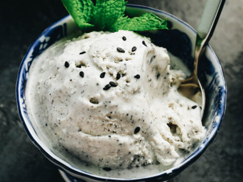 Sesame ice cream store