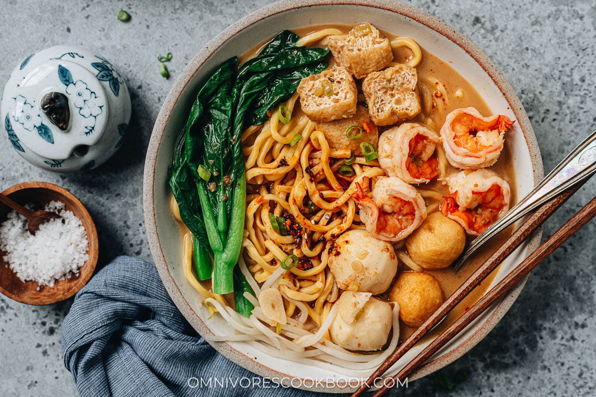 Satay Noodle Soup (沙茶面) - Omnivore's Cookbook