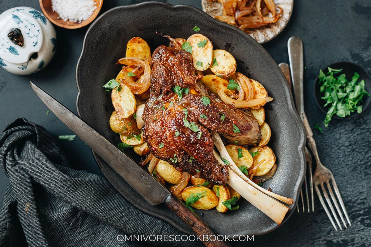 Roast Lamb Shank (烤羊腿) - Omnivore's Cookbook