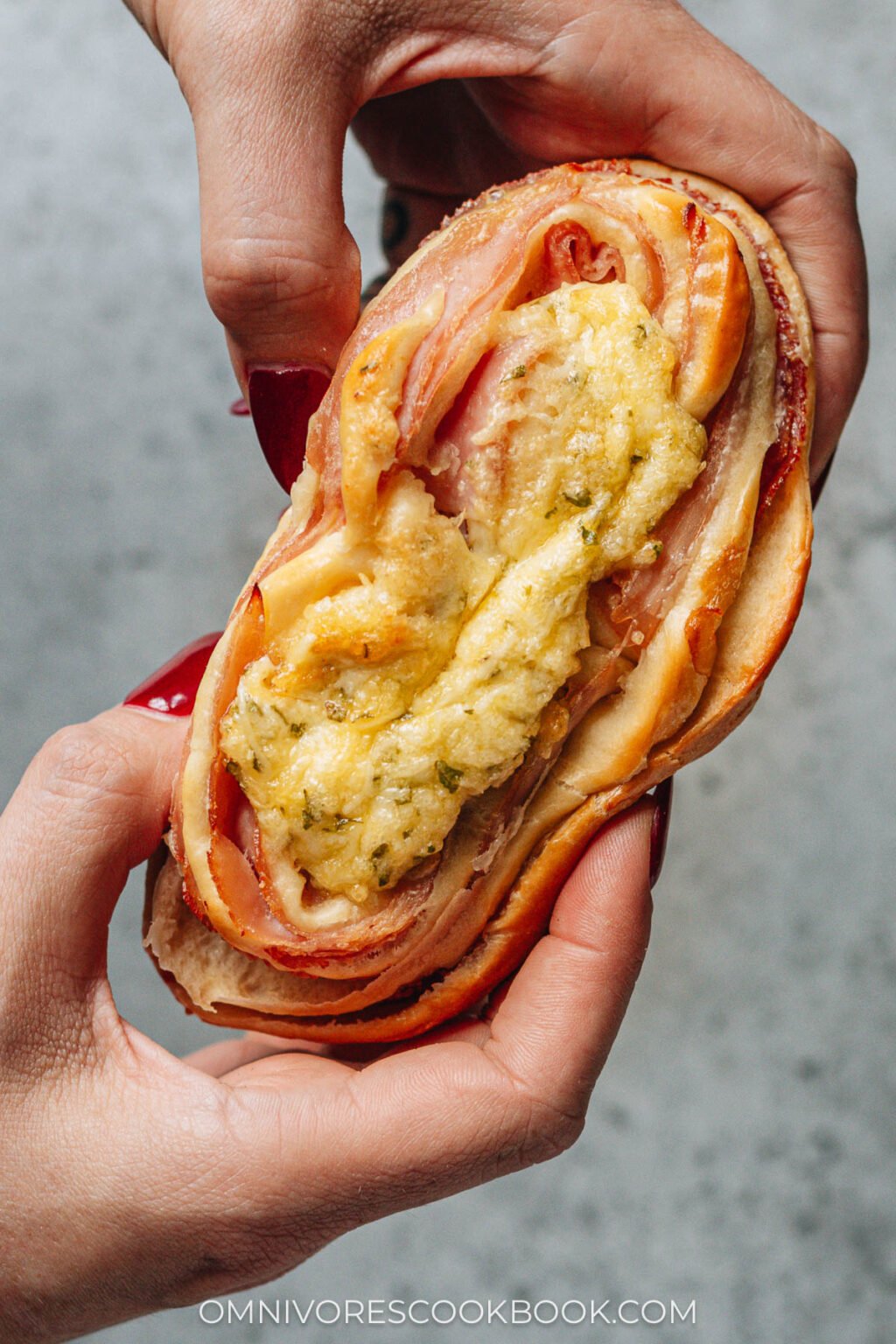 Ham and Cheese Buns (Easy Milk Bread) - Omnivore's Cookbook