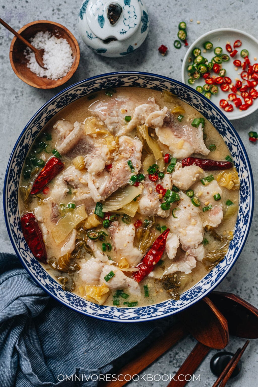 Suan Cai Yu (酸菜鱼, Sichuan Fish with Pickled Mustard Greens) - Omnivore ...