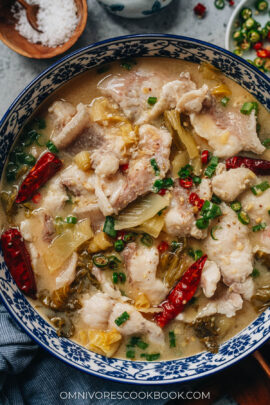Suan Cai Yu (酸菜鱼, Sichuan Fish with Pickled Mustard Greens) - Omnivore ...