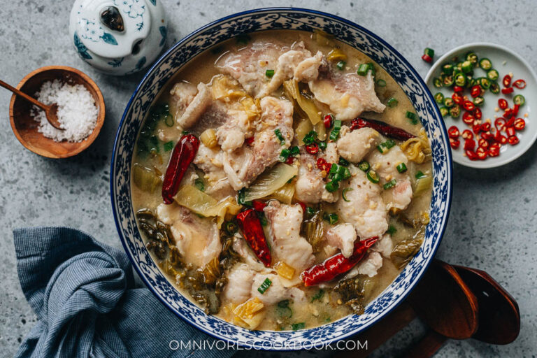 Suan Cai Yu (酸菜鱼, Sichuan Fish with Pickled Mustard Greens) - Omnivore ...