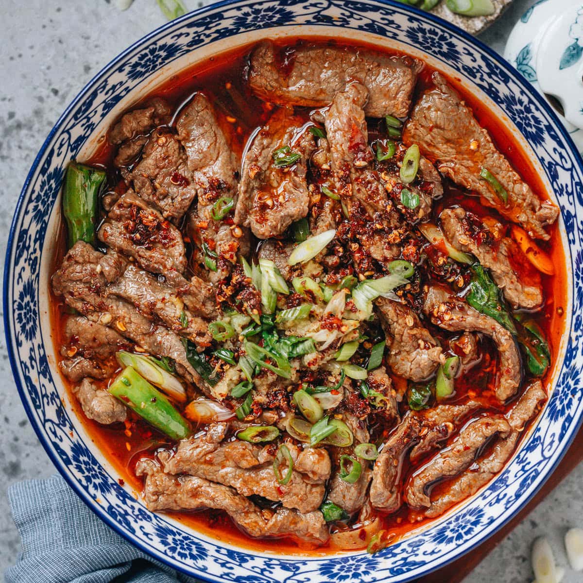 Sichuan Boiled Beef (水煮牛肉) - Omnivore's Cookbook
