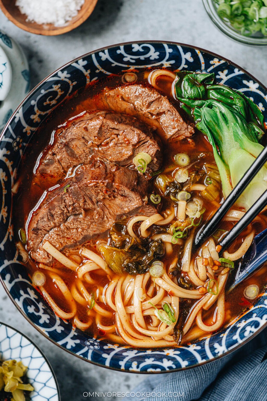 Taiwanese Beef Noodle Soup - Omnivore's Cookbook