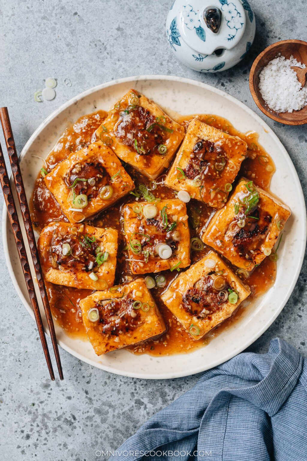Stuffed Tofu (囊豆腐) - Omnivore's Cookbook