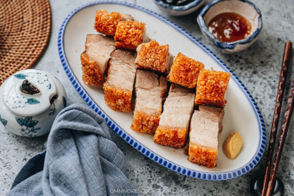 Air Fryer Siu Yuk (空气炸锅脆皮猪肉) - Omnivore's Cookbook