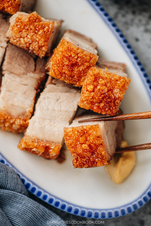 Air Fryer Siu Yuk (空气炸锅脆皮猪肉) - Omnivore's Cookbook