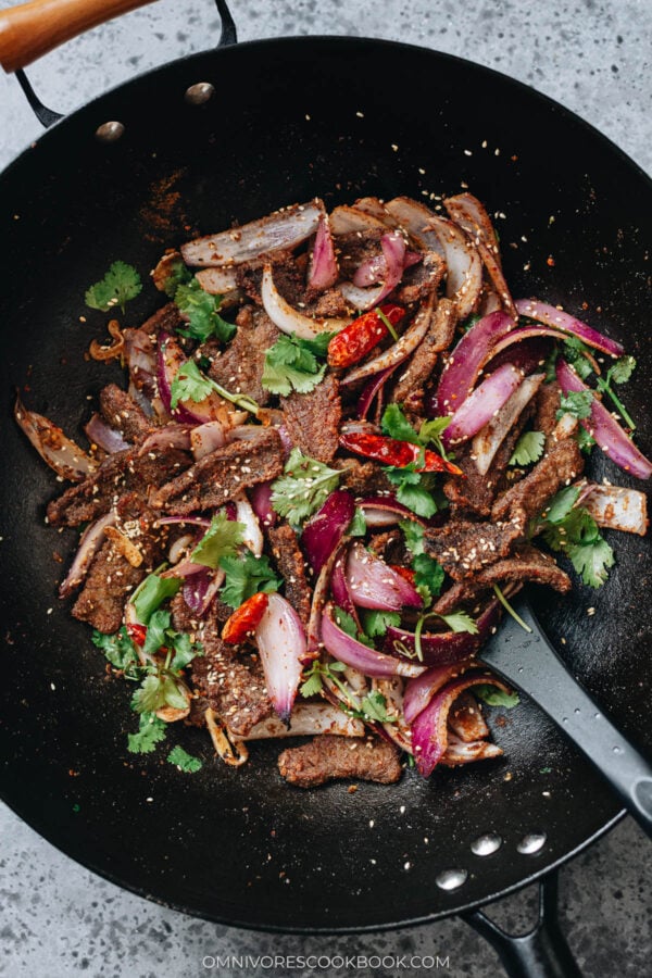 Cumin Beef (孜然牛肉) - Omnivore's Cookbook
