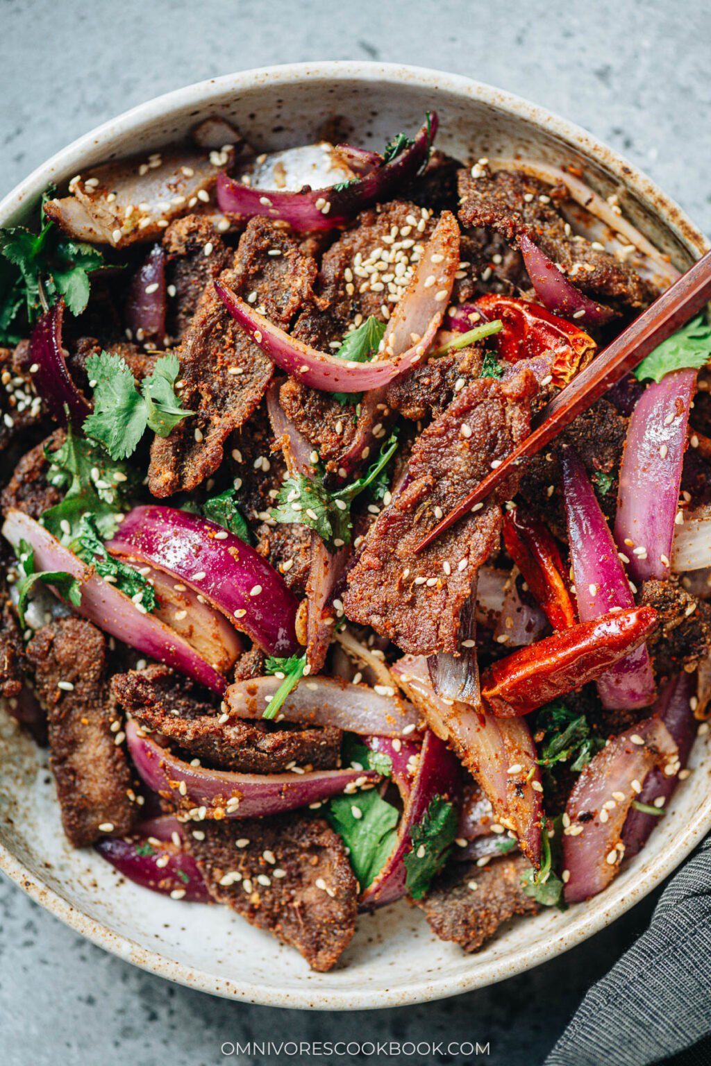 Cumin Beef (孜然牛肉) - Omnivore's Cookbook